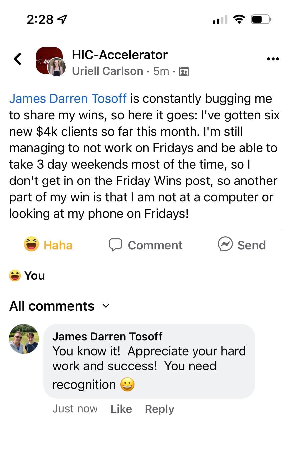 Successful Coaches | Our clients love their results | Zander Fryer